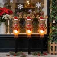 China 45cm Height Christmas Ground Stake Lights with IP65 Waterproof and Energy-Saving LED for Outdoor Holiday Decor for sale