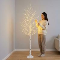 China The luminous birch tree table lamp / floor lamp / copper wire tree lamp - essential items for creating a festive home and entertainment atmosphere during the New Year for sale