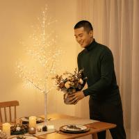 China The luminous birch tree table lamp / floor lamp / copper wire tree lamp - essential items for creating a festive home and entertainment atmosphere during the New Year for sale
