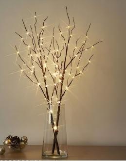 China The luminous birch tree table lamp / floor lamp / copper wire tree lamp - essential items for creating a festive home and entertainment atmosphere during the New Year for sale