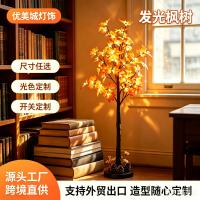 China Product close-up, clear texture of maple leaves, uniform bright LED lights, exquisite workmanship, simple solid color background, soft light, commercial product , high detail for sale