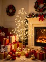 China Warm Gold LED Tree Light with Bendable Branches – Plug-in Artificial Light-Up Tree – Decorative Lighting for Home, Parties, and Holidays – Christmas Tree Ambient Light for sale