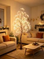 China Simulated Tree Trunk: Features a highly realistic birch-textured trunk and branches; the branches are flexible and can be bent to adjust the shape, offering great malleability for styling as desired for sale