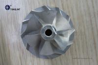 China GT22 704136-0002 Turbo Compressor Wheel for ISUZU NPR C355 Aluminum 6L6S Blades for sale