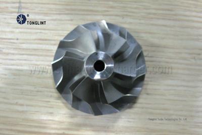 China GT22 Turbocharger Compressor Wheel 736210-0009 42.42mm 6L6S Forged for sale