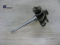 China TD06 55.2x65 Turbocharger Turbine Wheel and Shaft Rotor K418 Forged Heat Treated for sale