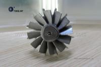 China GT25 GT2556S 434714-0013 Turbocharger Turbine Shaft Rotor 12 Blades 45.8mm for sale