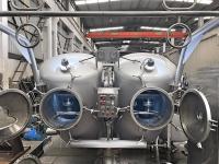 China High Temperature Low Consumption Full Automatic Control System Dual Type Fabric Jet Dyeing Machine for sale