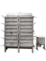 China Acrylic Fabric Spray Type Hank Dyeing Machine SUS316L Full Automatic Control System for sale