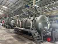 China Low Liquor Ration Airflow Dyeing Machine Water Saving 380V/50HZ for sale