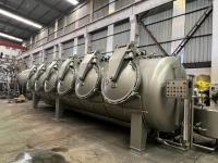 China SUS 316L Low Liquor Ration High Temperature Spray Type Hank Yarn Dyeing Machine for sale