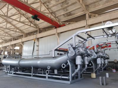 China Liquid Flow Woven Fabric Dyeing Machine L Shape With High Energy Efficiency for sale
