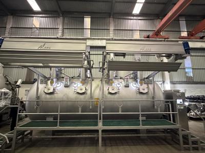 China Adjustable Nozzle High Efficiency SUS 316L Low Consumption Fabric Dyeing Machine for sale