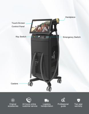 China CE Certified Diode Laser Machine with 808nm/808+755+1064nm Wavelength and After-sales Service Provided Commissioning And for sale