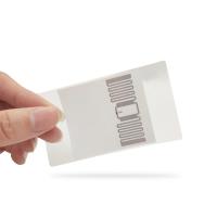 China R6 Chip RFID Retail Label 80X45mm For Consumption Management for sale