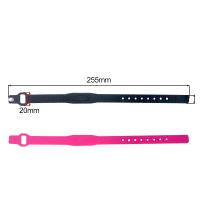 China 13.56Mhz Silicone RFID Wristband Tag For Health Clubs Leisure Area for sale