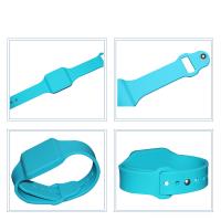 China 125khz 13.56MHZ RFID Wristband Tag RFID Silicon Wristband For Access Control for sale