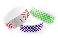 China Water Proof Disposable Paper Rfid Wristband 210*35mm 250*30mm for sale