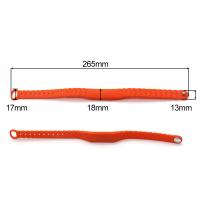 China FM11RF08 RFID Wristband Tag Adjustable RFID Silicon Wristband for sale