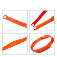 China FM11RF08 RFID Wristband Tag Adjustable RFID Silicon Wristband for sale