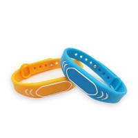 China Customize NFC Silicone Wristband For Campuses / Amusement Parks for sale