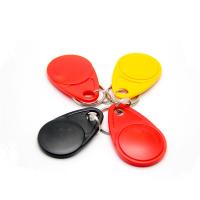 China 13.56mhz ABS Key Fob Plastic Key Tags Thousand Times Programming Cycles for sale