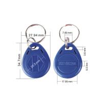 China 13.56mhz ABS Key Fob Plastic Key Tags Thousand Times Programming Cycles for sale
