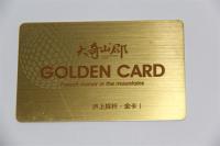 China Hologram Drawing Golden Card TK4100 EM4100 Chips For High End VIP Card for sale