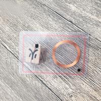 China LF UHF Hybrid Smart Card RFID Dual Frequency Card Glossy Finish for sale