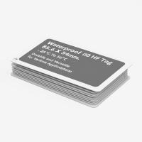 China Waterproof RFID HF Tag 85.6x54mm with 10cm Read Range for sale