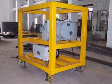 China 1500 m sup3 /h Extraction Rate and 0.05 mbar Ultimate Vacuum Degree in Mobile Vacuum Unit for sale