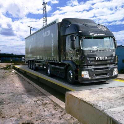 China 100 Ton Rated Load Weighbridge Truck Scale 60ft With Printer Modular Construction for sale
