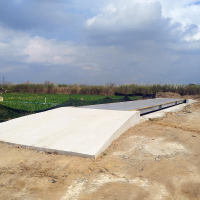 China High accuracy150% Safe Overload Steel Deck 60 Ton Weigh Truck Scale for sale
