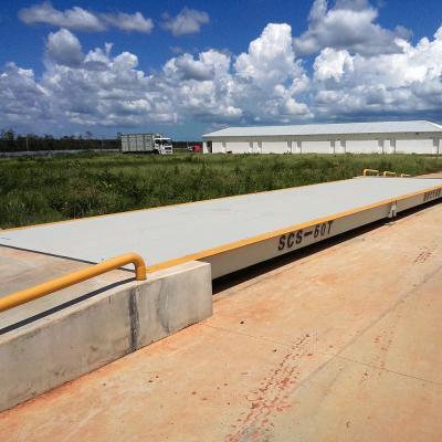 China SCS 60 Ton Weighbridge Truck Scale 10kg Accuracy U Beam Structure Digital for sale