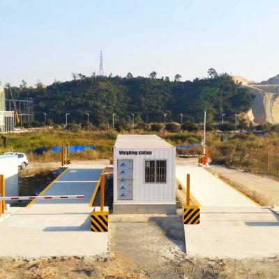 China OIML 3 Weighbridge Truck Scale 80 Ton Rated Load Vehicle U - Shape Beams for sale