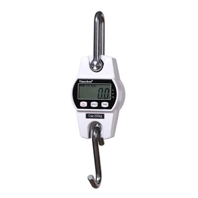 China Resolution Switch Digital Hook Type Weighing Scale 100kg 200kg 18 Mm LCD Display for sale