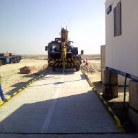 China SCS 60 Ton Automatic Pitless Road Weighing Bridge Machine , Truck Mounted Scales for sale