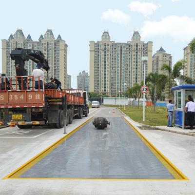 China 80 Ton Rated Load Static Commercial Truck Scales Weighing Systems 20KG Accuracy for sale