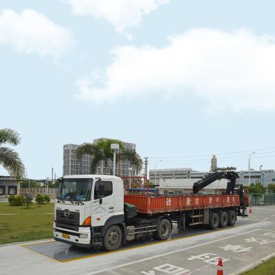 China Digital Type 70ft Electronic Truck Scale 100 Ton 8~20mm Steel Q235 Stable Performance for sale