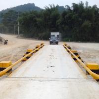 China 3*18M Industrial Truck Scales Q235 Steel 50 Ton Electronic Digital Lorry Weighing for sale