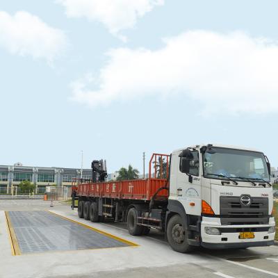 China 80 Ton Industrial Truck Scales Aluminum Closed Shell for sale