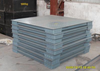 China Carbon Steel Electronic Platform Floor Scales Rechargeable Battery 6V/4Ah 1 Ton for sale