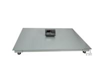 China Industrial Floor Weighing Scales 5000KG Heavy Duty LCD Back Light Display for sale