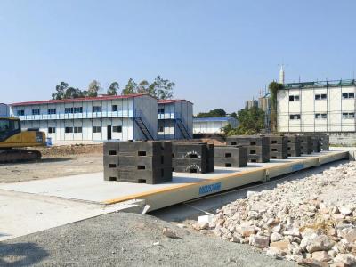 China Steel Structure Lorry Vehicle Weight Scales / Electronic Truck Scale 60 Ton To 120 Ton for sale