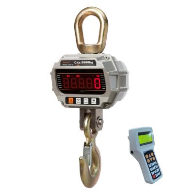 China OCS-X Digital Dynamometer Remote Control 2000KG Electronic Hanging Weighing Scale for sale