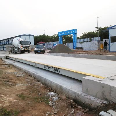 China Electronic U Beam Platform 60T 80T Lorry Truck Weighbridge for sale