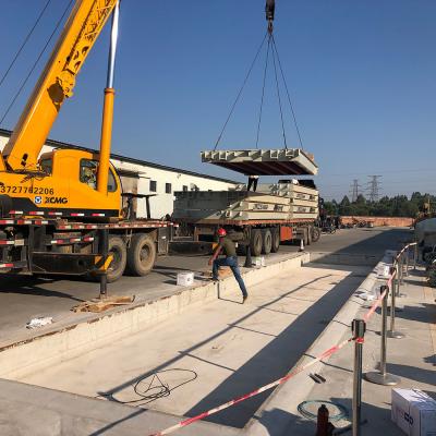 China OIML 3 Class 60 Ton Digital 70 Ft Vehicle Truck Weighbridge for sale