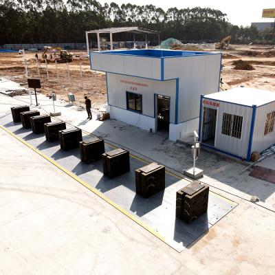 China U Beam Structure 50 Ton 3x15m OIML Digital Weighbridge for sale