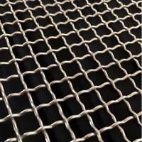 China Structural Stable Stainless Steel Crimped Mesh Lock Intermediate Crimp For High Temp Conditions for sale