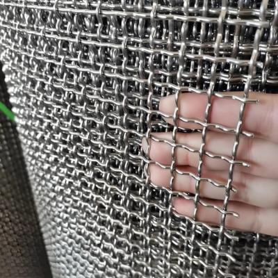 China Heavy Duty Rigid Structure Lock Crimp Wire Mesh For Industrial Screening for sale